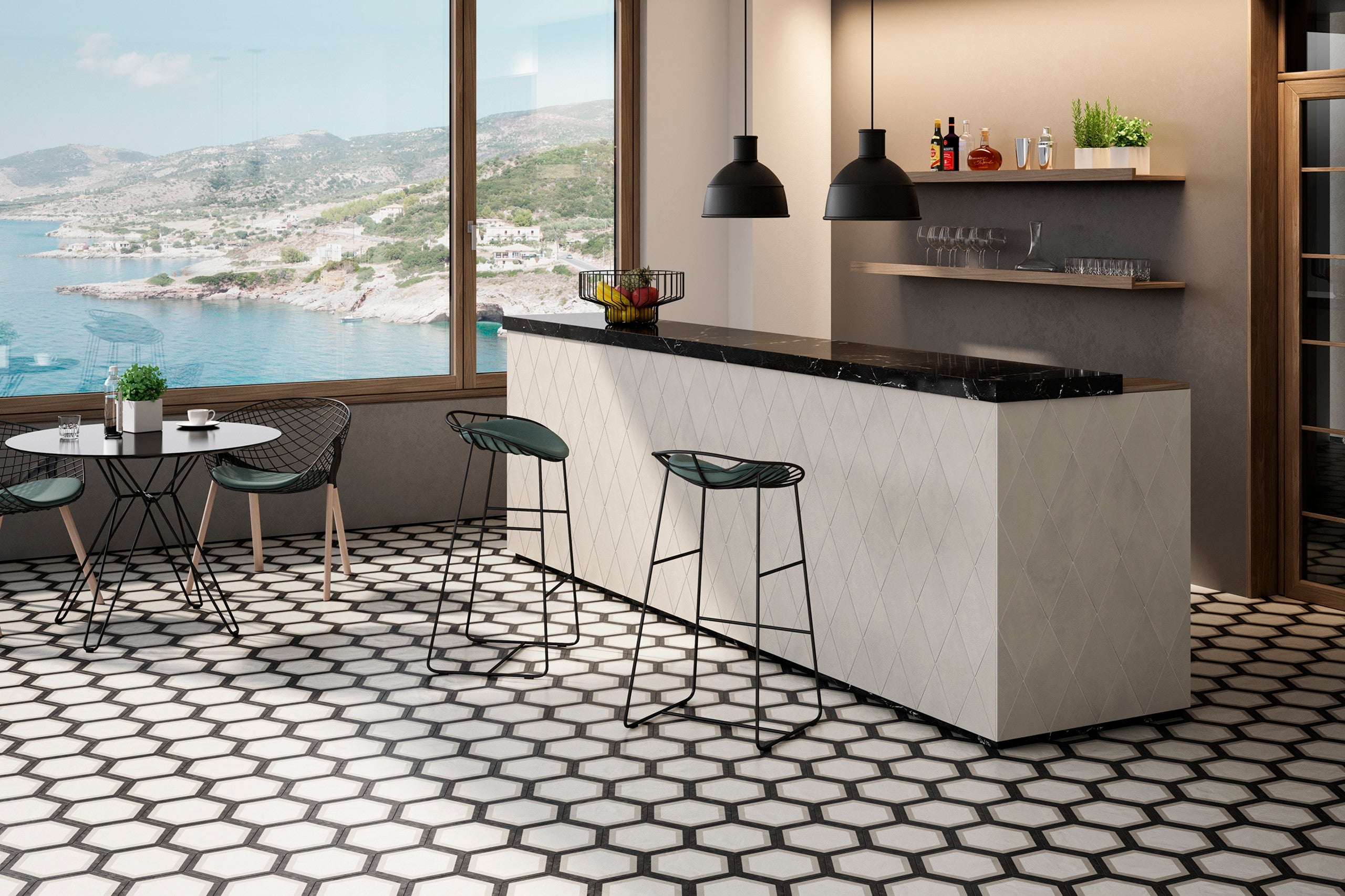 Allora 8.5" x 10" Hexagon Porcelain Tile – LA Floor Coverings