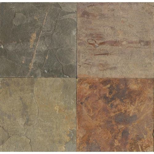 Andra Black 24" x 24" Gauged Slate Tile – LA Floor Coverings